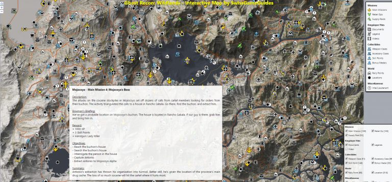 60 Million Pixel Interactive Wildlands Map - Ghost Recon Net